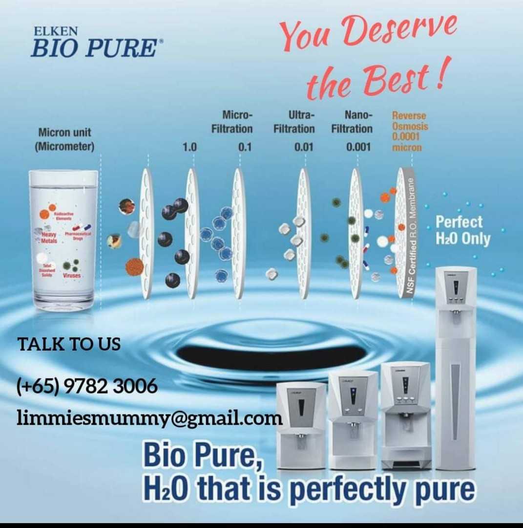 Elken Bio Pure Water Filter System, TV & Home Appliances, Kitchen ...