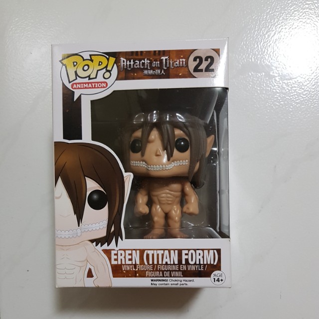 Eren Titan Form Funko Pop 22, Hobbies & Toys, Toys & Games on Carousell