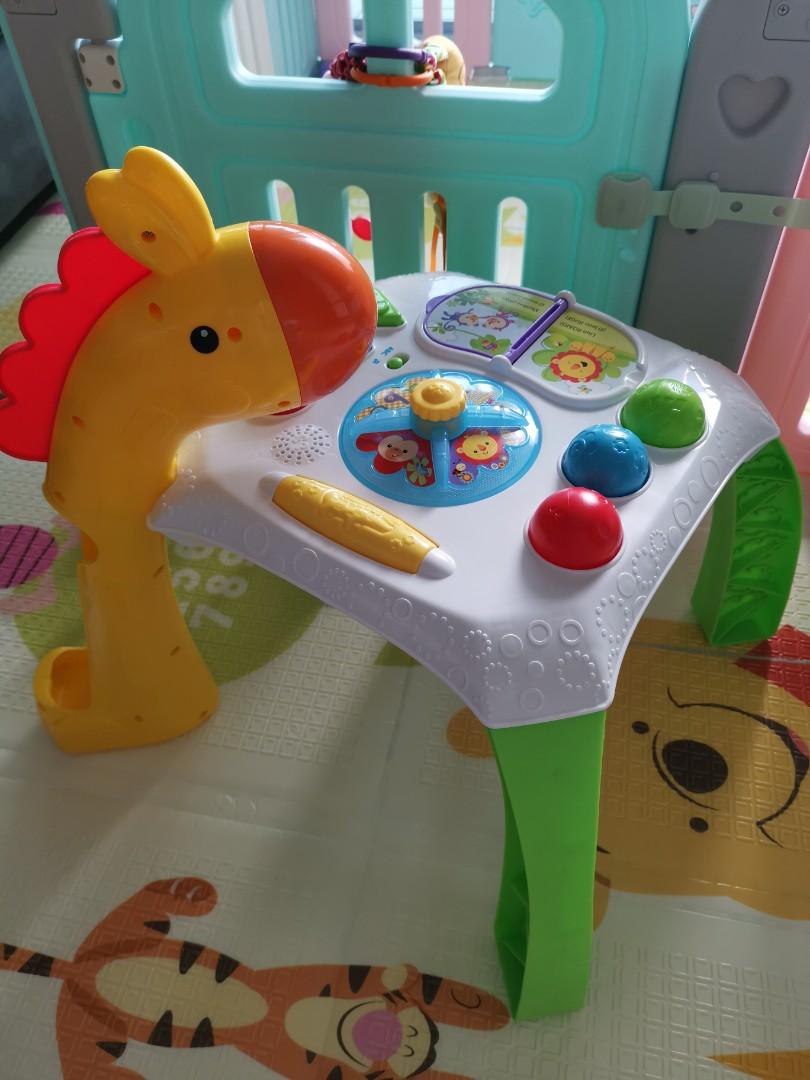 Fisher-price animal friends learning table, Babies & Kids, Baby Nursery ...