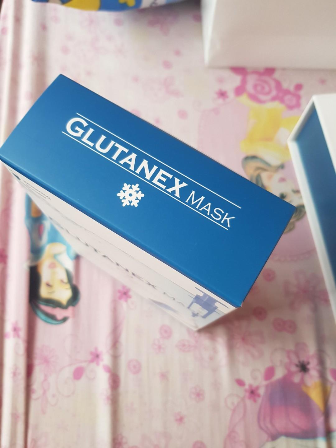 Glutanex Mask (Glutathione Snow White Sheet Mask) 15 pcs, Beauty ...