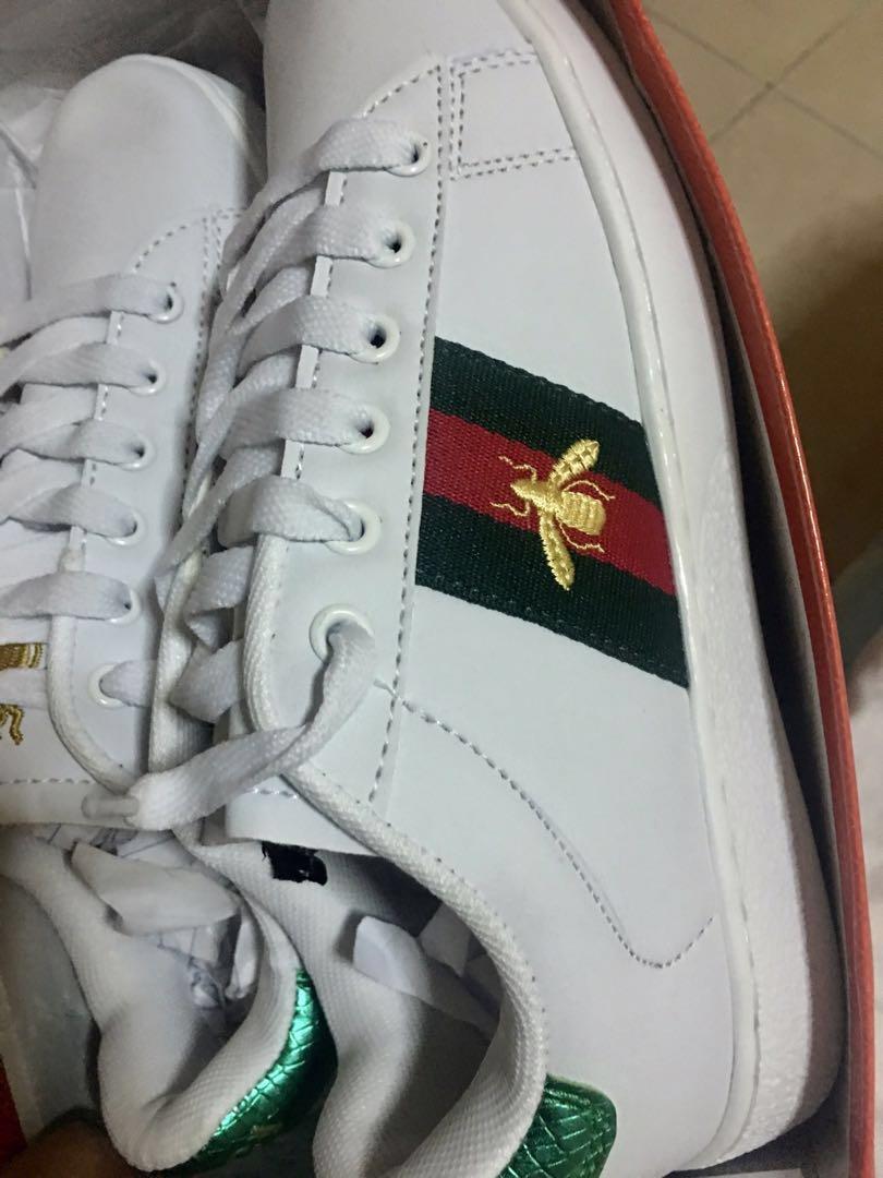 Gucci rubber shoes green, Women's Fashion, Footwear, Sneakers on Carousell