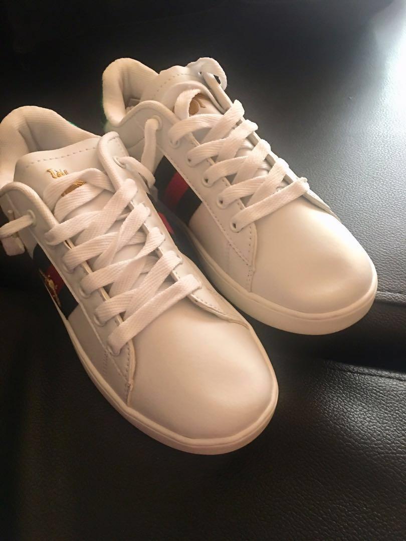 Gucci rubber shoes green, Women's Fashion, Footwear, Sneakers on Carousell