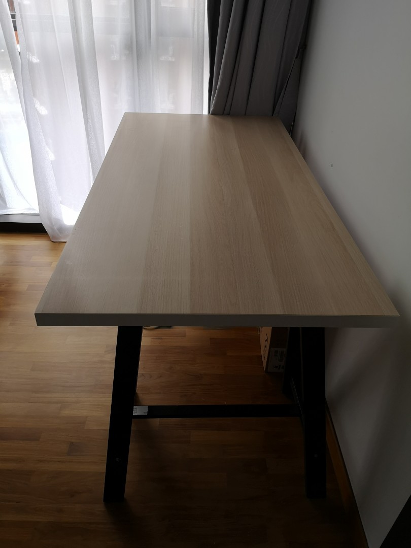 IKEA Study Table, Furniture & Home Living, Furniture, Tables & Sets on ...