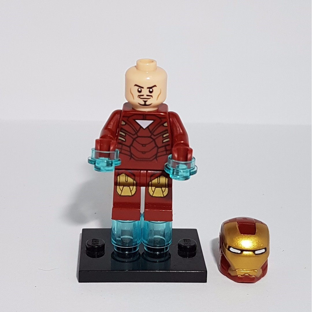 LEGO Marvel Super Heroes Minifigures - Iron Man with Triangle on Chest ...