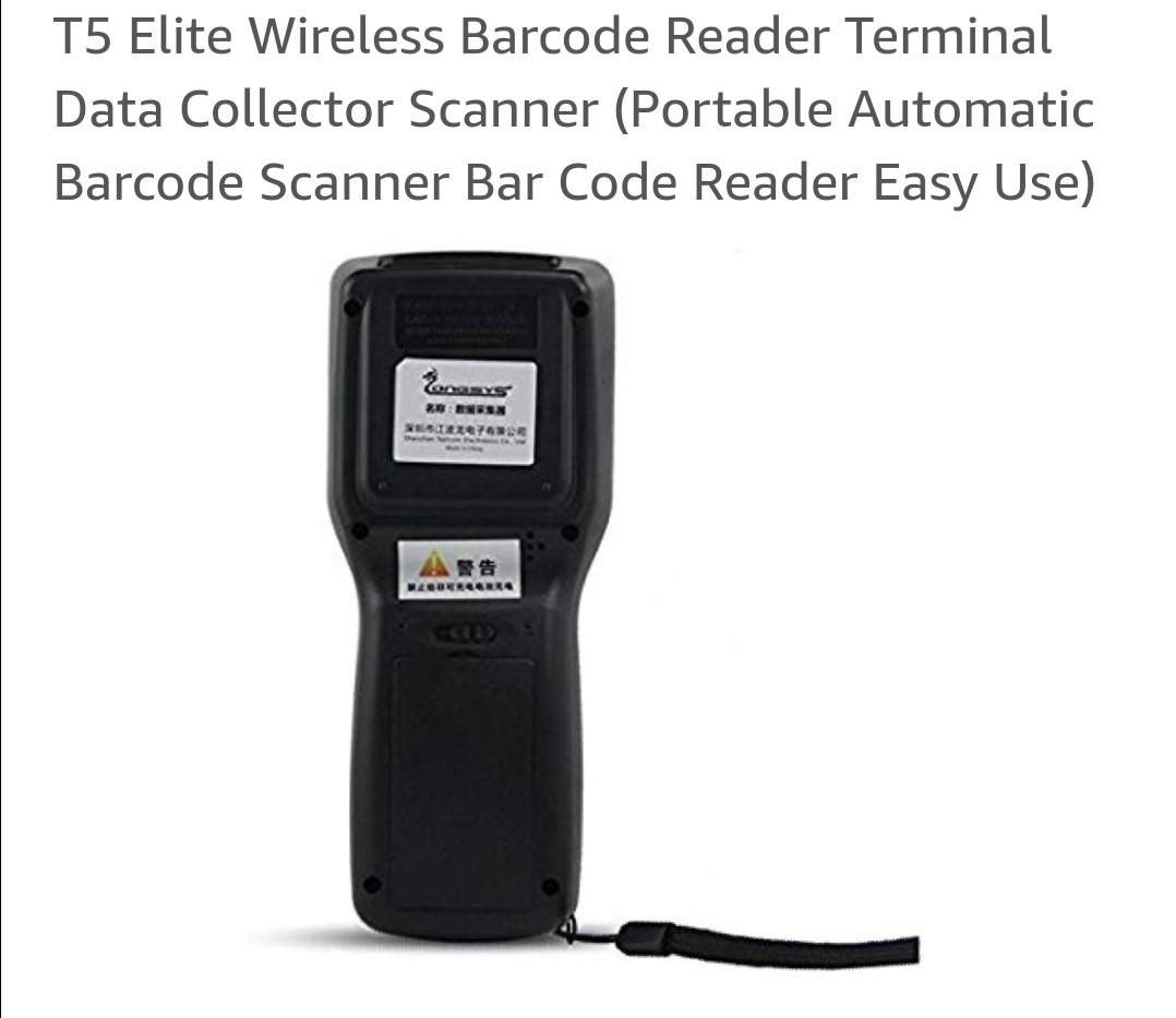 LONGSYS T5 ELITE WIRELESS BARCODE READER TERMINAL DATA COLLECTOR ...
