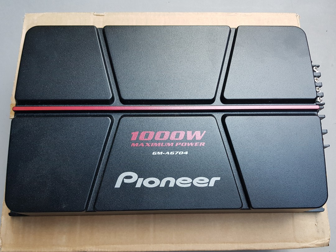 Pioneer Car Amplifier, Car Accessories, Electronics & Lights on Carousell