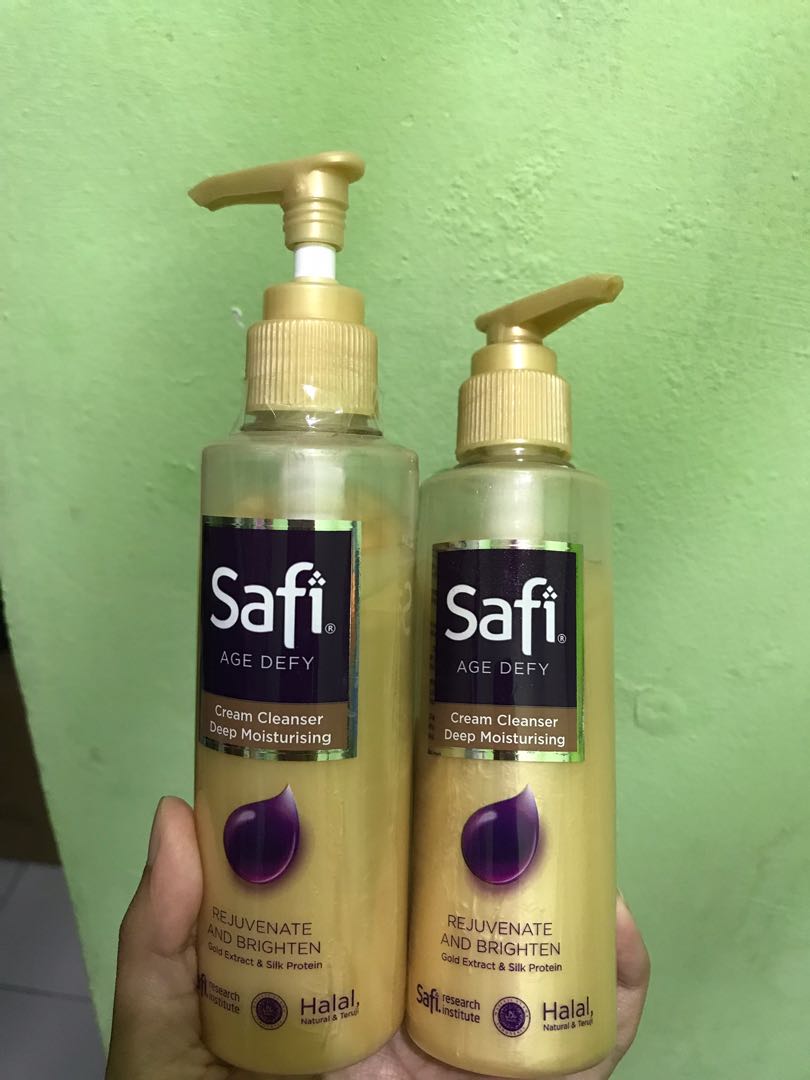 Safi age defy cream cleanser, Kesehatan & Kecantikan, Kulit, Sabun ...