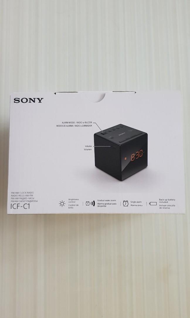 Sony Clock Radio, Furniture & Home Living, Home Decor, Clocks on Carousell