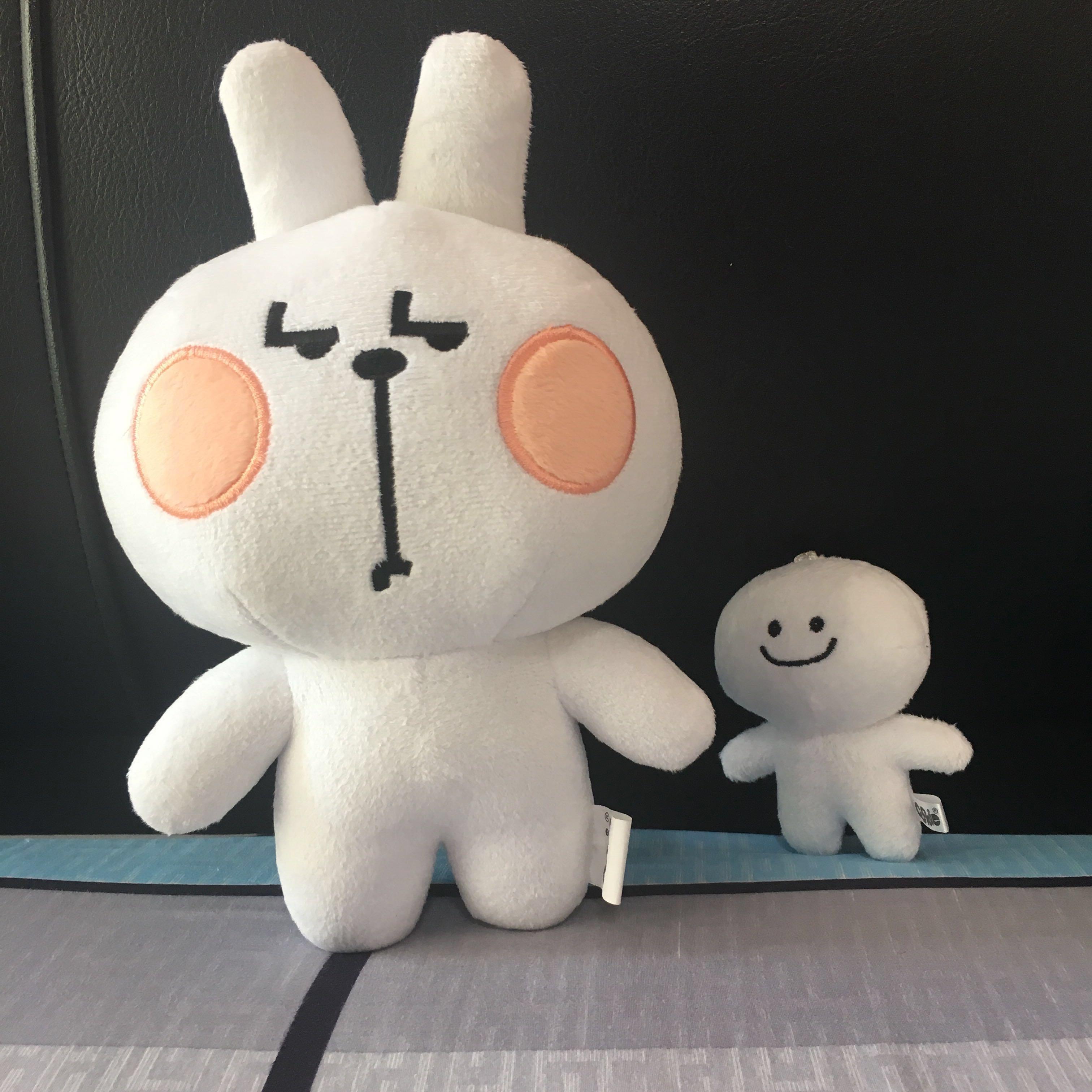 Spoiled Rabbit Smile Person Telegram Line Plushies Spoiledrabbit ...