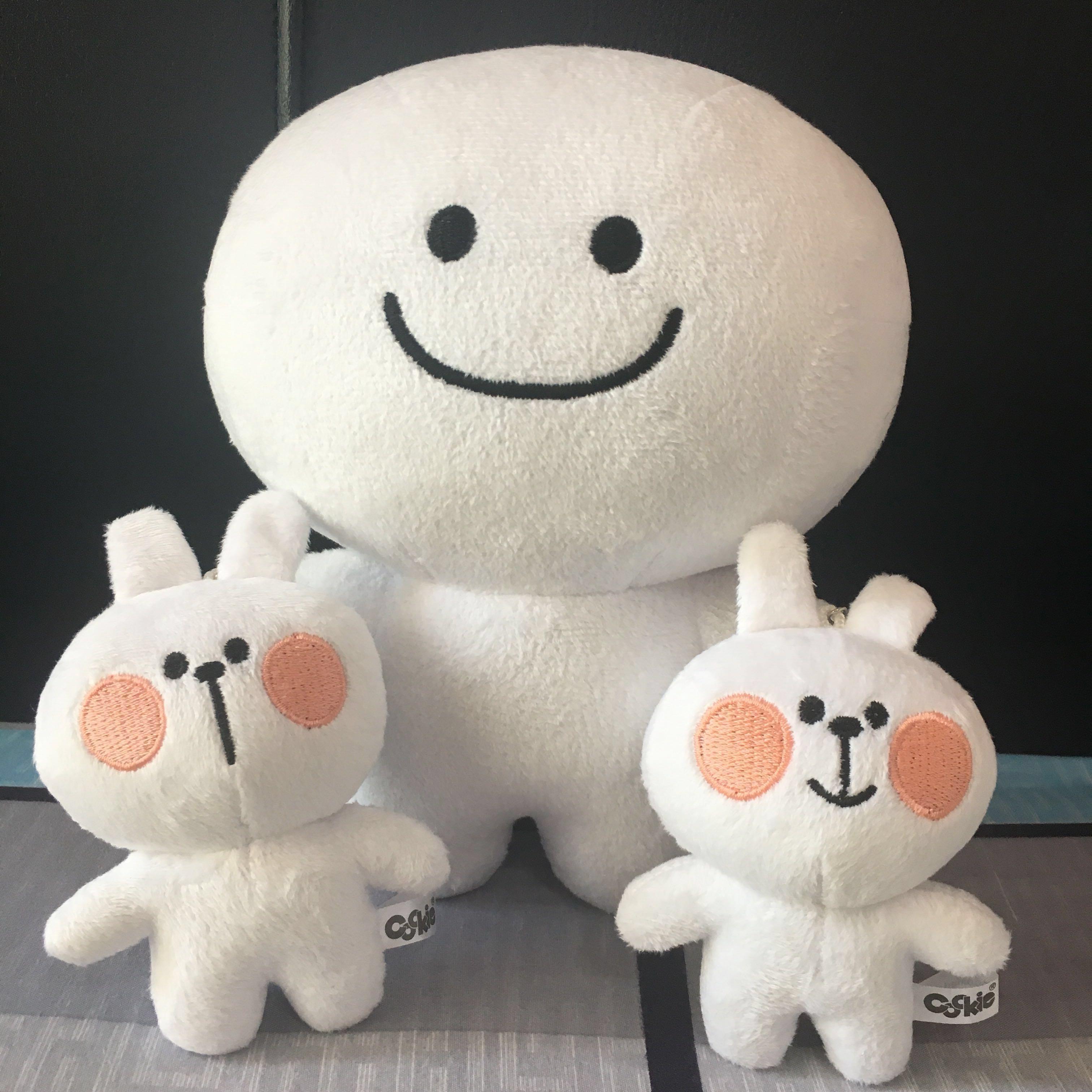 Spoiled Rabbit Smile Person Telegram Line Plushies Spoiledrabbit ...
