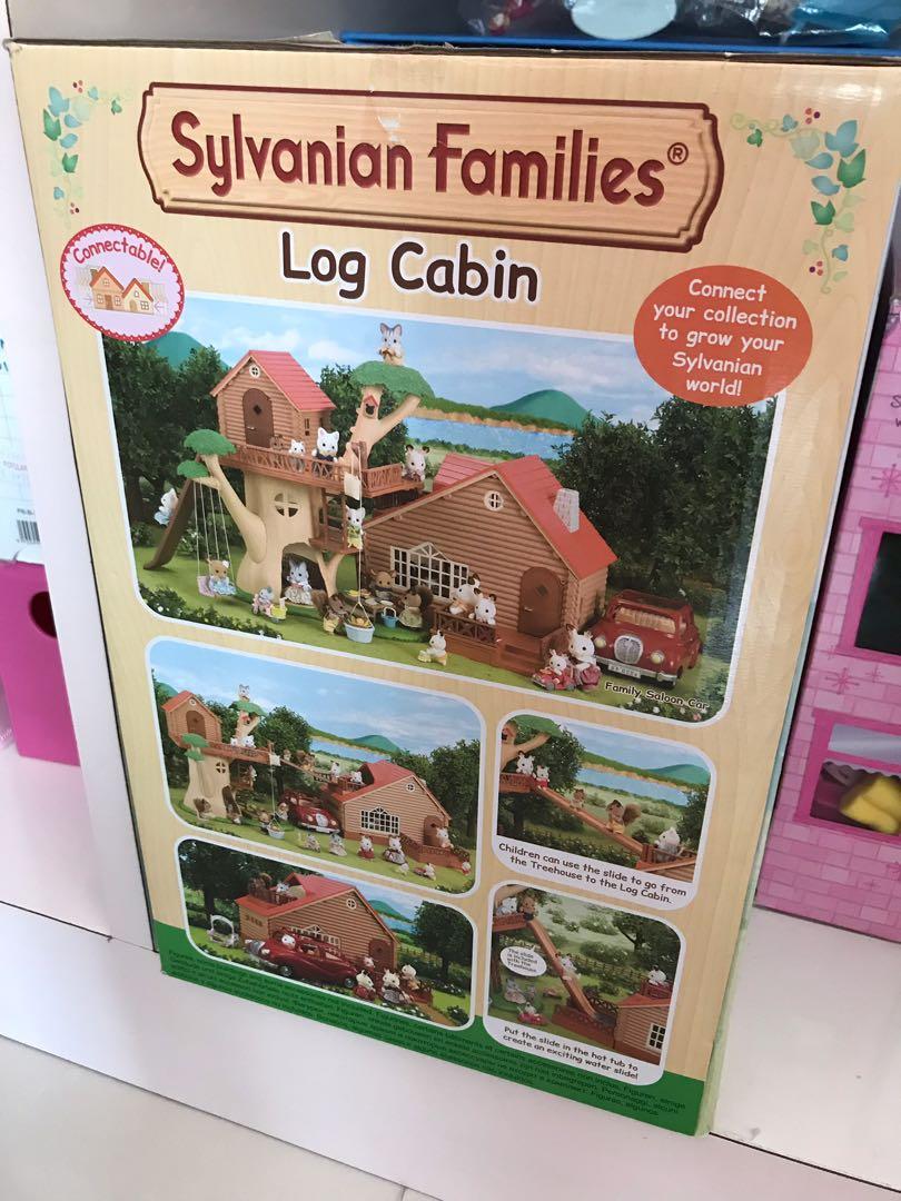 Sylvanian Families log house, Hobbies & Toys, Toys & Games on Carousell