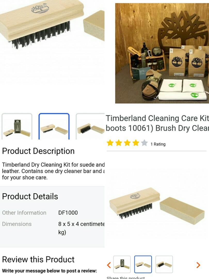 Timberland Dry cleaning kit, Men's Fashion, Footwear, Dress Shoes on ...