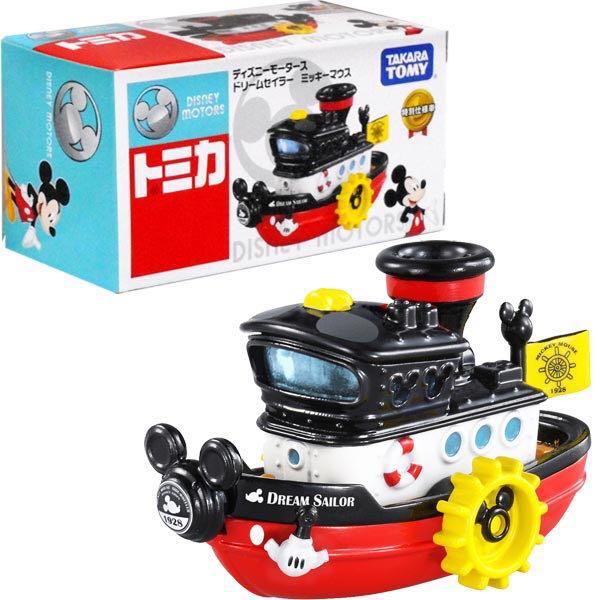 Tomica Mickey Mouse Boat Steamboat Willie Dream Sailor Train DM-02 ...