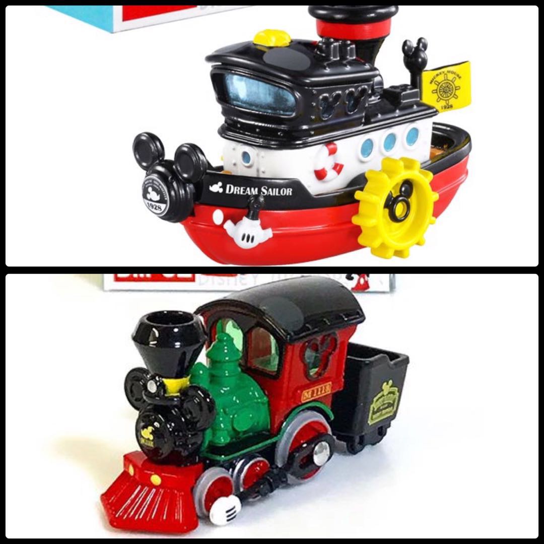 Tomica Mickey Mouse Boat Steamboat Willie Dream Sailor Train DM-02 ...