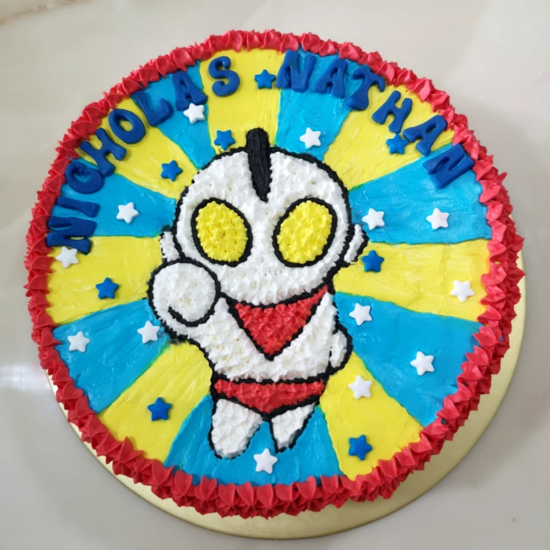 Edible Image Cake Ultraman