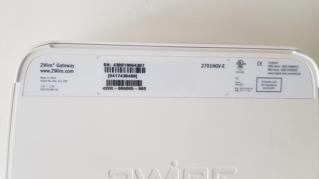 Wifi Router - from Singtel MIO Box - as is, Computers & Tech, Parts ...