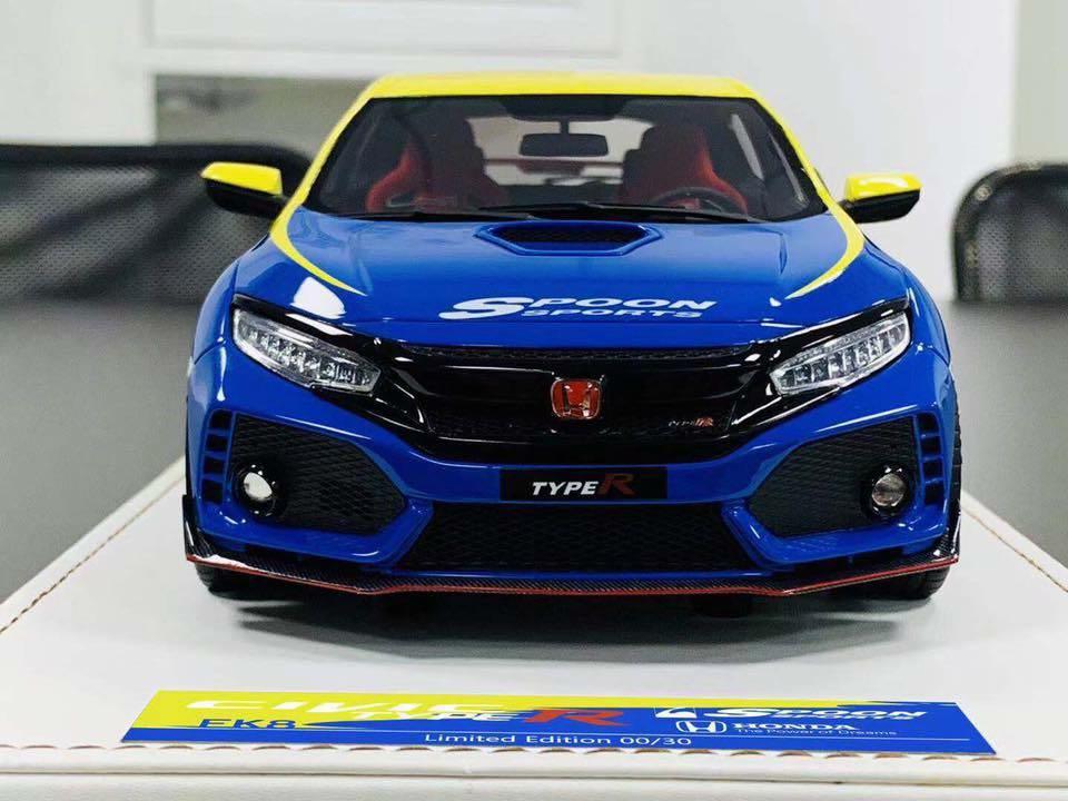YM Model 1/18 Honda Civic Type R FK8 Spoon Sports, Hobbies & Toys, Toys ...