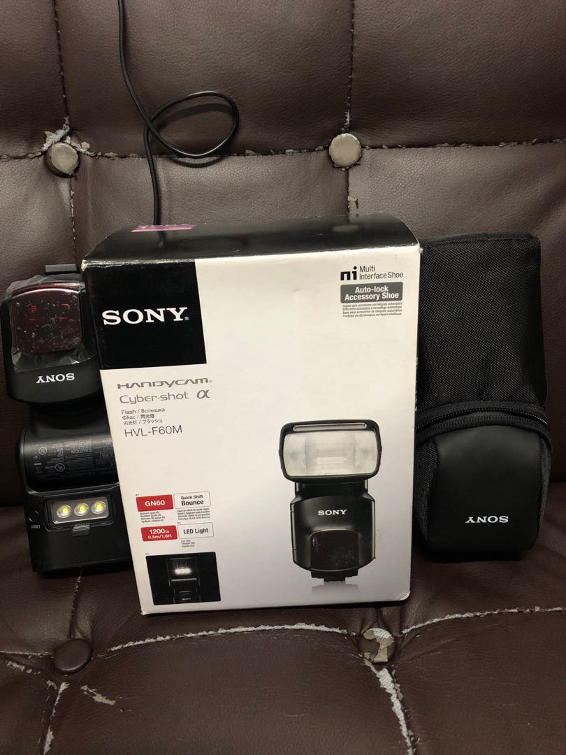 完美新淨 全套有盒行貨 HVL-F60M F60M Flash, 攝影器材, 鏡頭及裝備 - Carousell