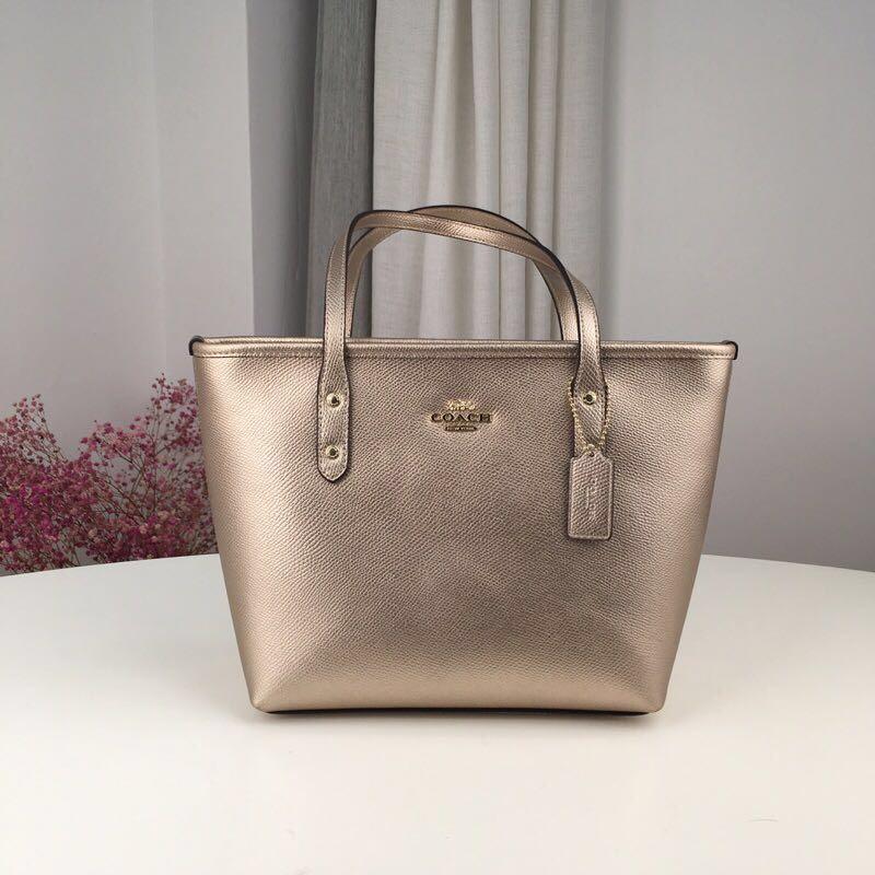 Authentic coach mini city zip tote, Women's Fashion, Bags & Wallets ...