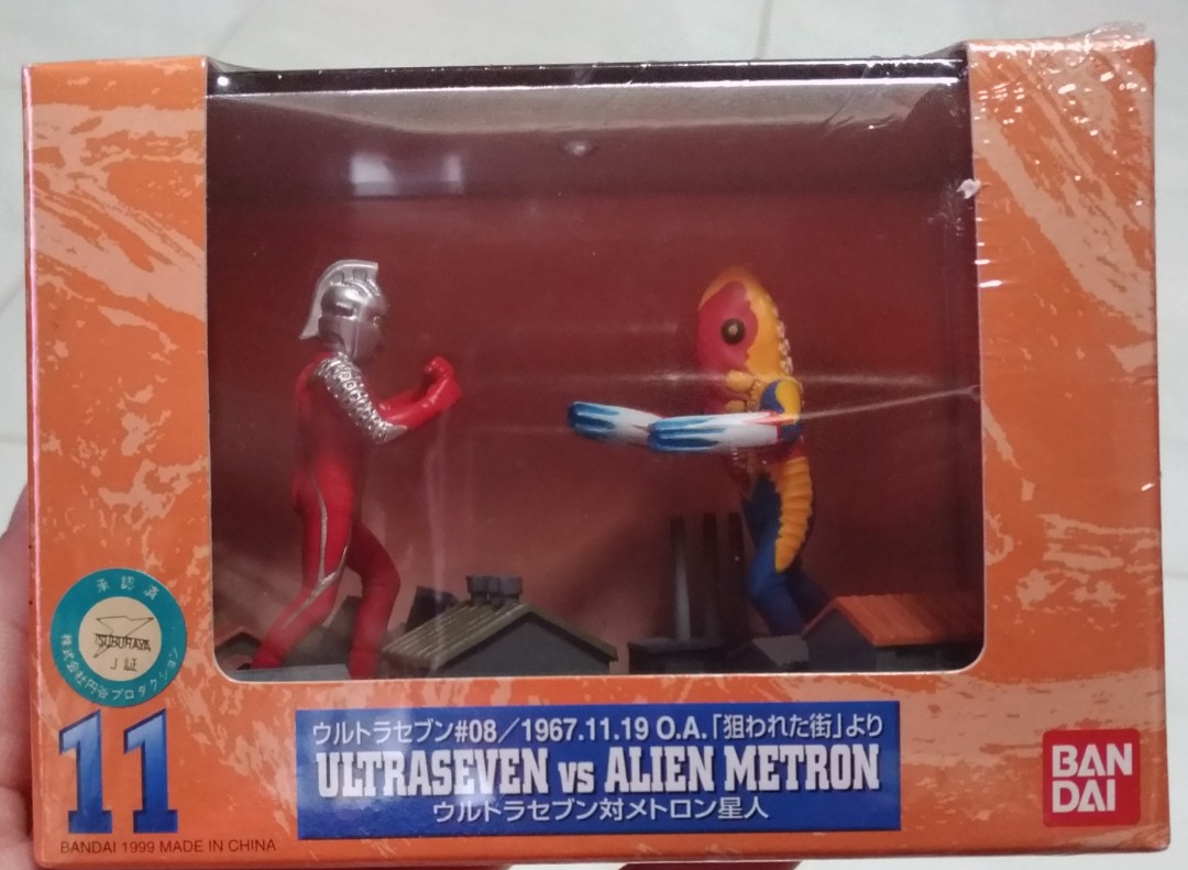 Bandai Ultra Scene Gallery Ultraman Seven VS Alien Metron 11, Hobbies ...