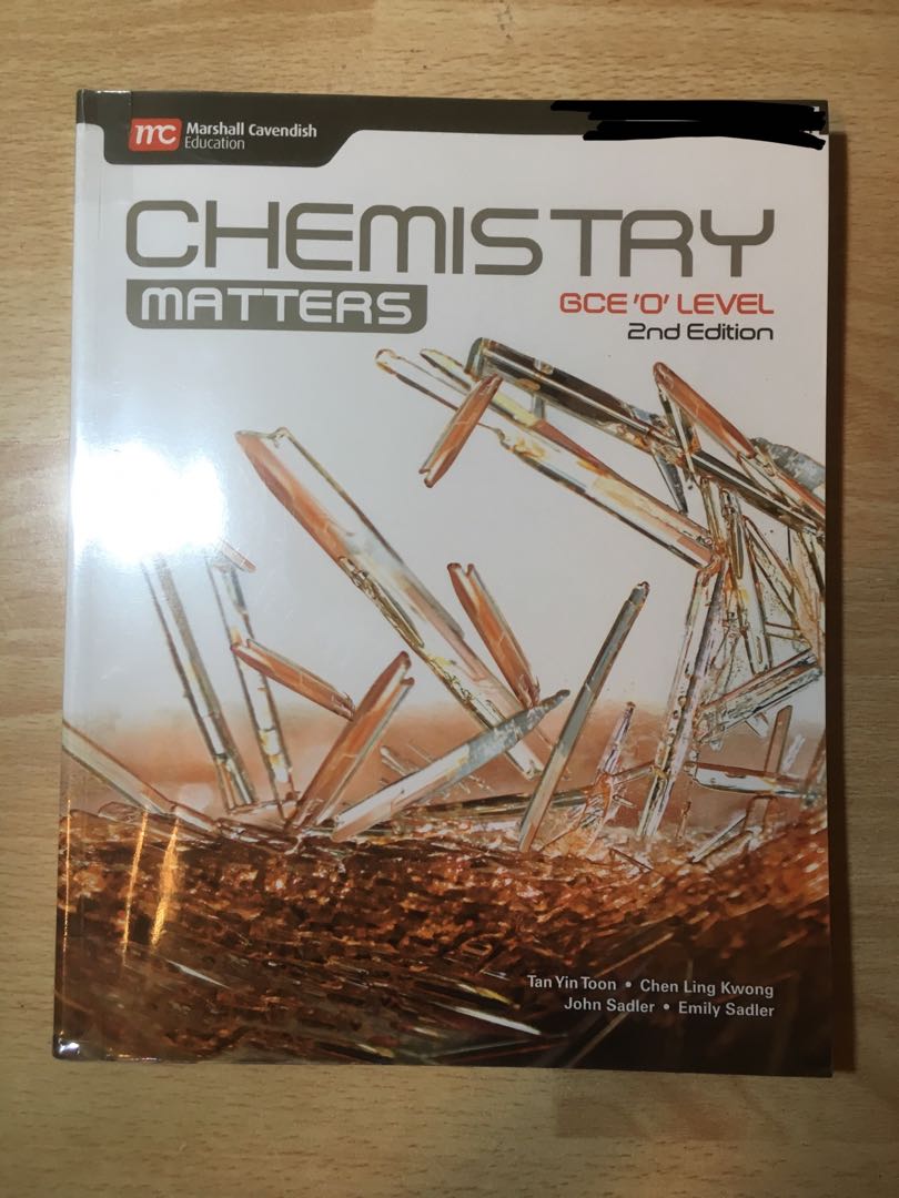 Chemistry Matters Textbook (2nd Edition) by Marshall Cavendish, Hobbies ...