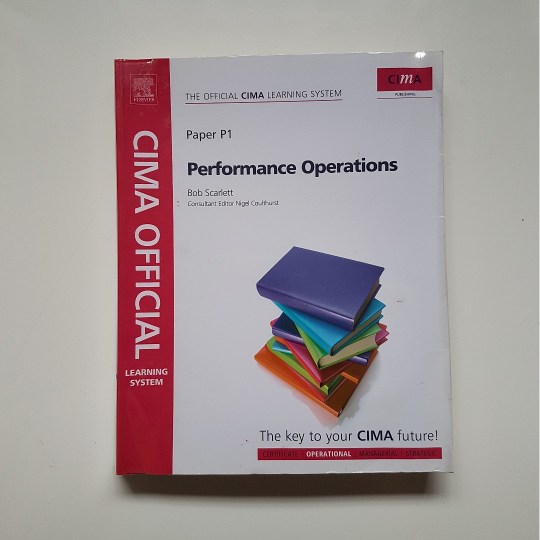 CIMA OFFICIAL LEARNING SYSTEM: PERFORMANCE OPERATIONS, Hobbies & Toys ...