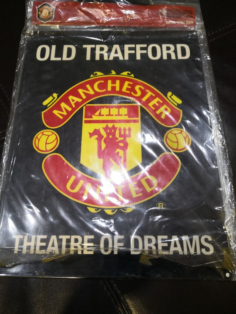 Enamel sign old Trafford, Vintage & Collectibles, Vintage Collectibles ...