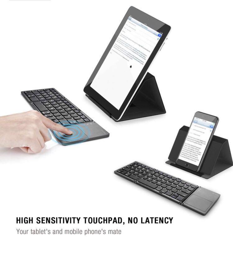 Jelly Comb Folding Bluetooth Keyboard, Jelly Comb Rechargeable Portable ... Jelly Comb Folding Bluetooth Keyboard, Jelly Comb Rechargeable Portable ...