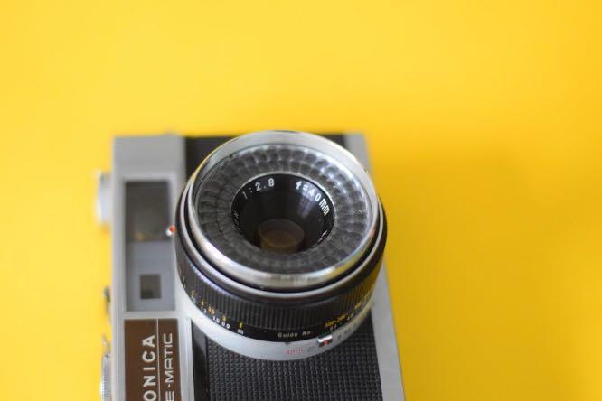 Konica EE Matic Deluxe Film Camera, Photography, Cameras on Carousell