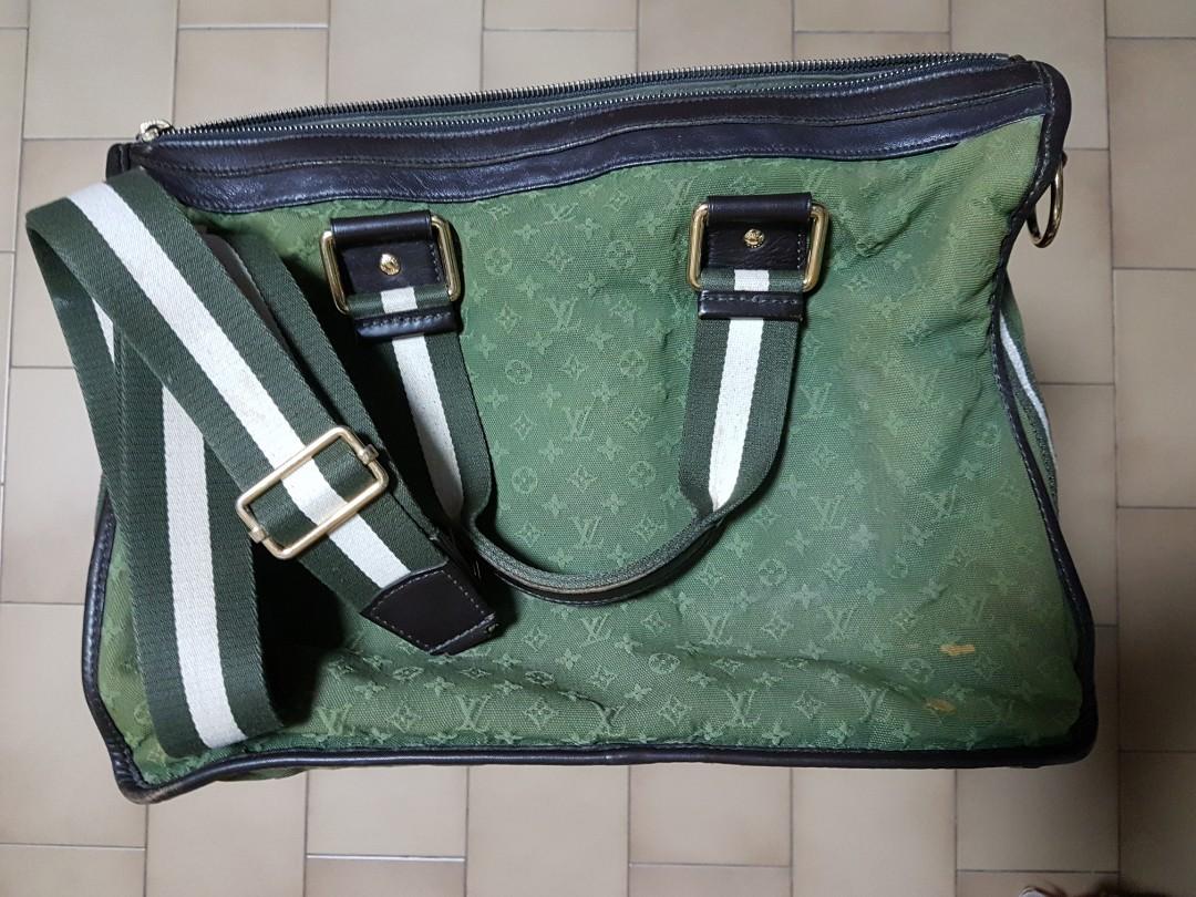 Louis Vuitton (LV) Mary Kate Sac Green Denim, Luxury, Bags & Wallets on ...
