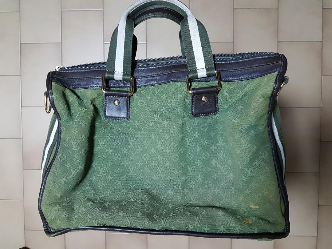 Louis Vuitton (LV) Mary Kate Sac Green Denim, Luxury, Bags & Wallets on ...