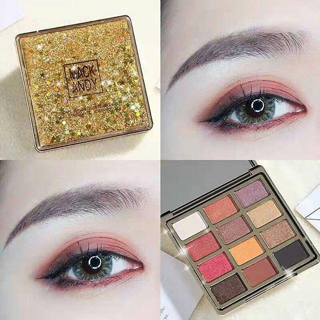 Mack Andy 12 Colour Shadow, Beauty & Personal Care, Face, Makeup on ...