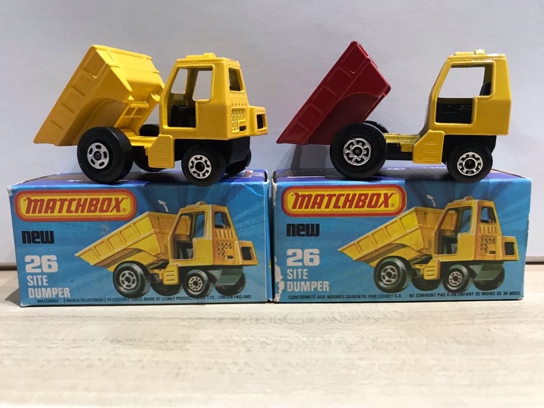 Matchbox 26 superfast Site Dumper, Toys & Games, Others on Carousell