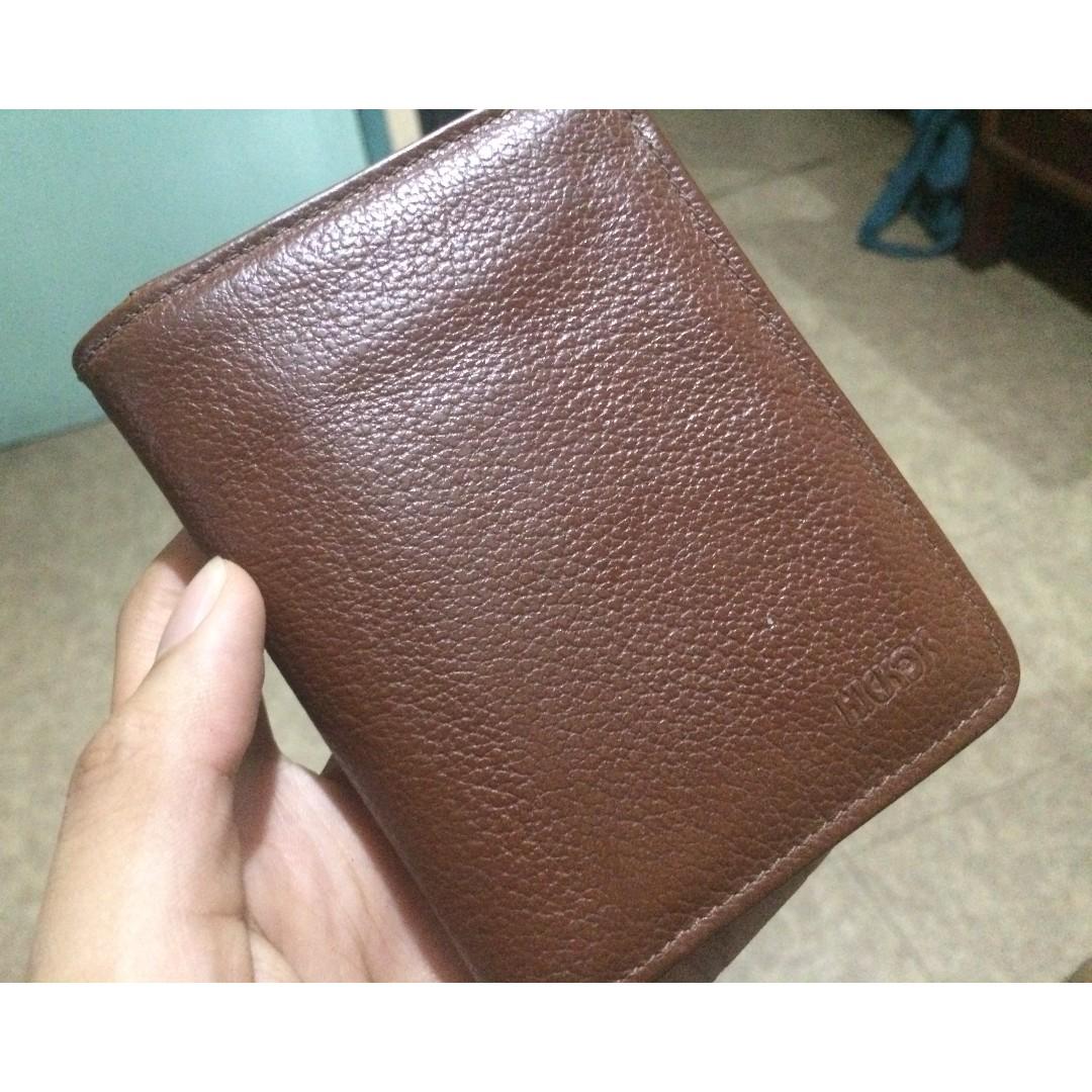 Men's Wallet Leather Seiko Black Hickok Brown, Men's Fashion, Watches ...