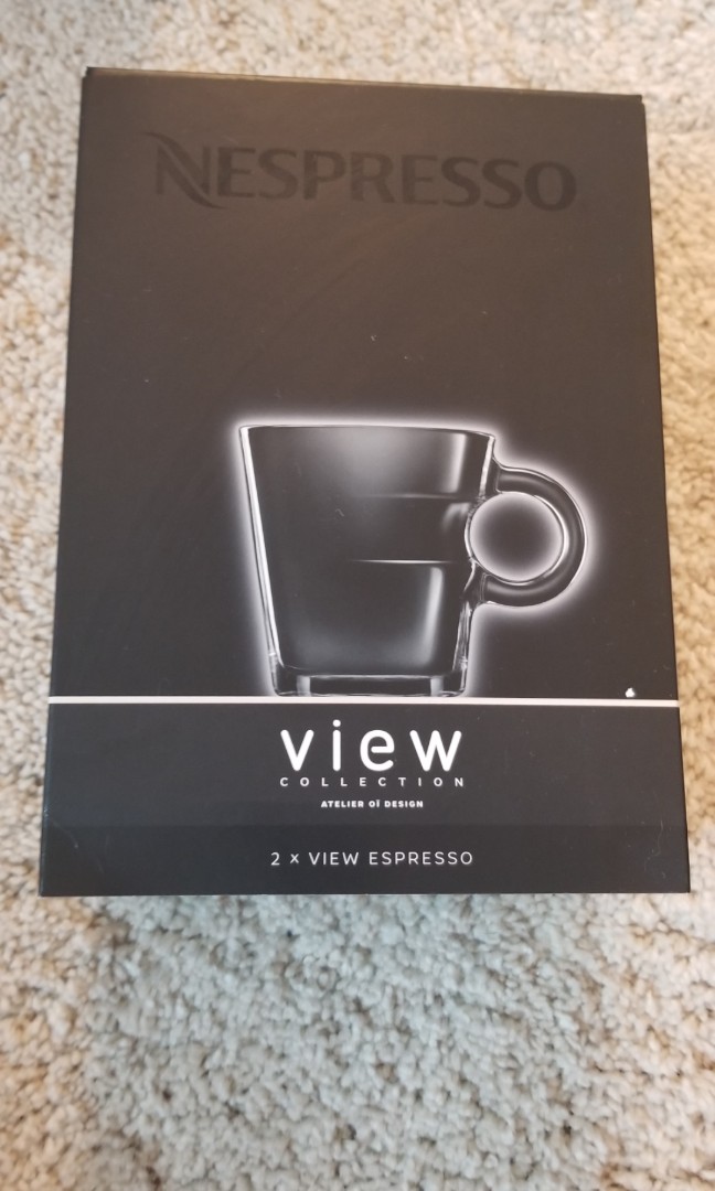 Nespresso view collection 100% new espresso cups ( 2 View espresso cups ...