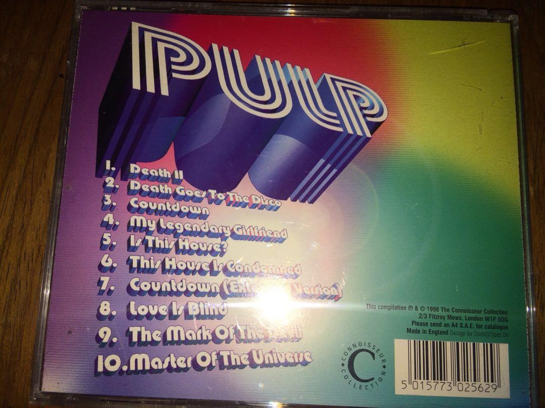 Pulp Goes To The Disco CD, 興趣及遊戲, 收藏品及紀念品, 明星周邊 - Carousell