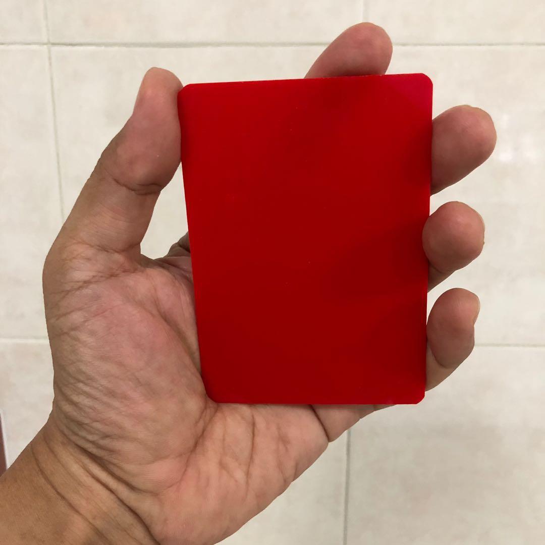 Referee Warning Card - Yellow and Red Card, Sports Equipment, Other ...