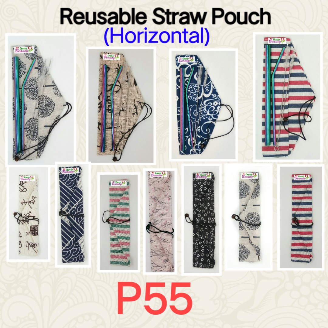 Reusable Straw Pouch (Horizontal), Women's Fashion, Bags & Wallets ...