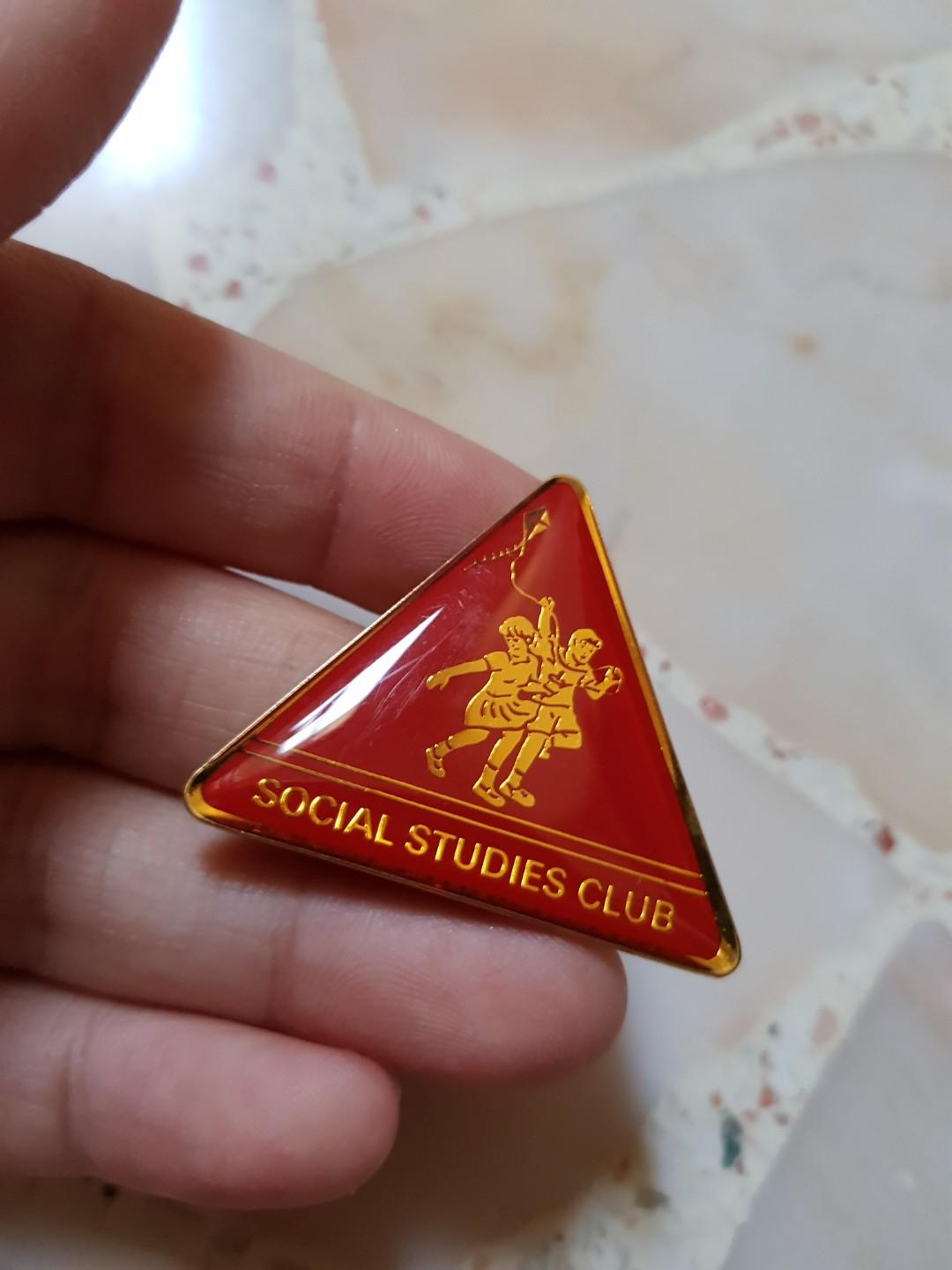 SOCIAL STUDIES CLUB BADGES, Hobbies & Toys, Memorabilia & Collectibles ...