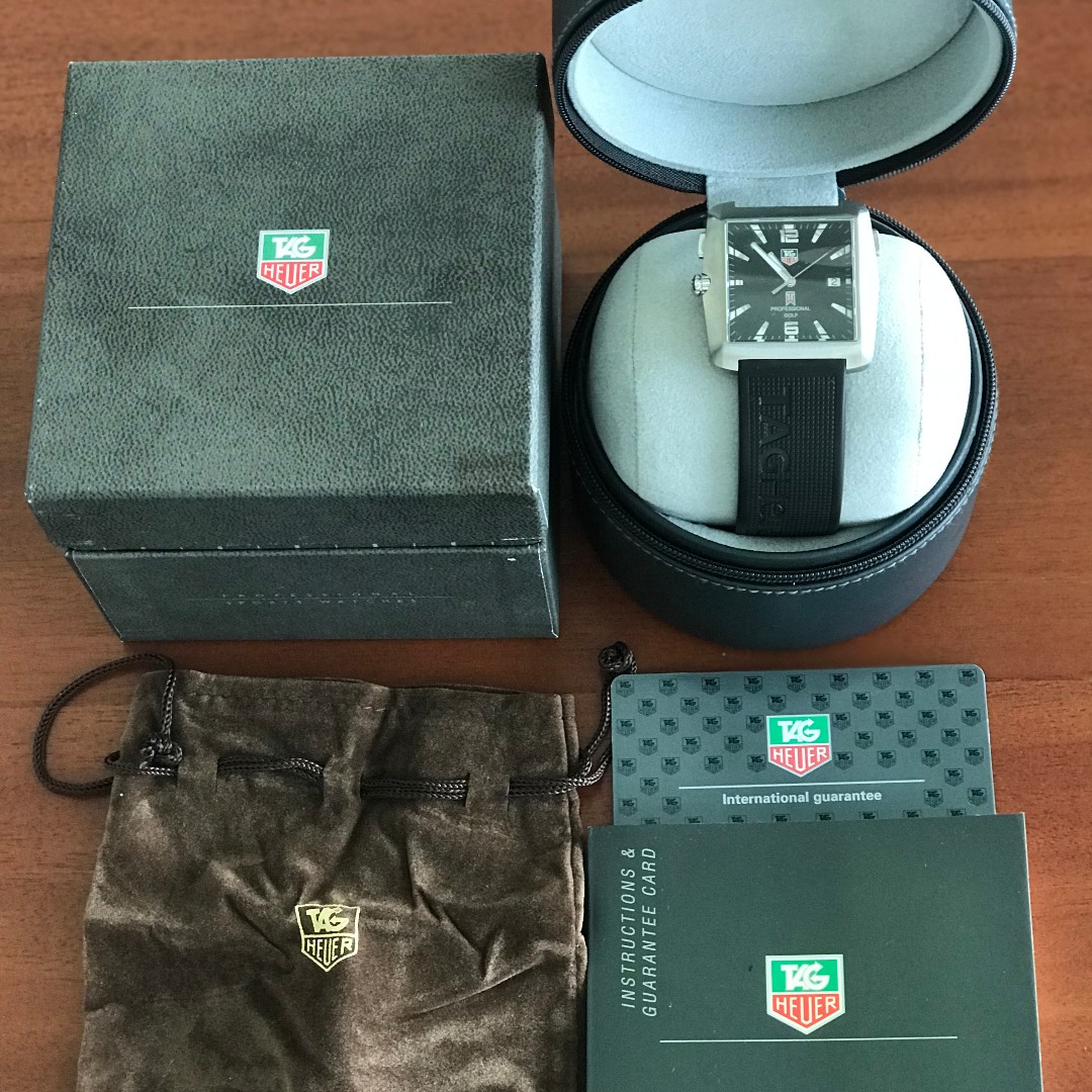 Tag Heuer "Tiger Woods" Limited Edition Golf Watch, Luxury, Watches on ...