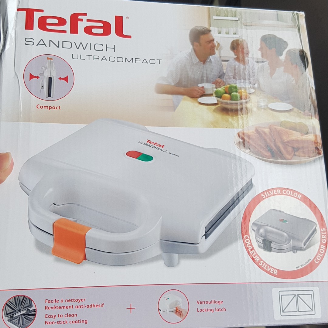 Tefal ultra compact sandwich maker, TV & Home Appliances, Kitchen ...