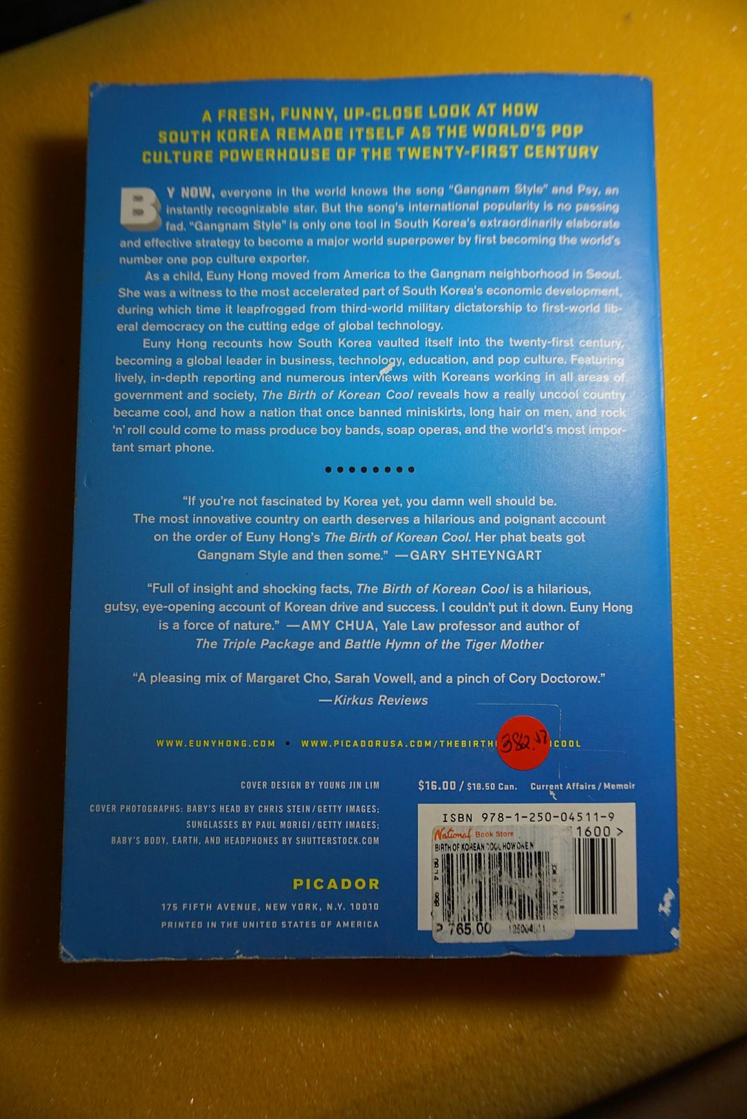 The Birth of Korean Cool by Euny Hong, Hobbies & Toys, Books ...