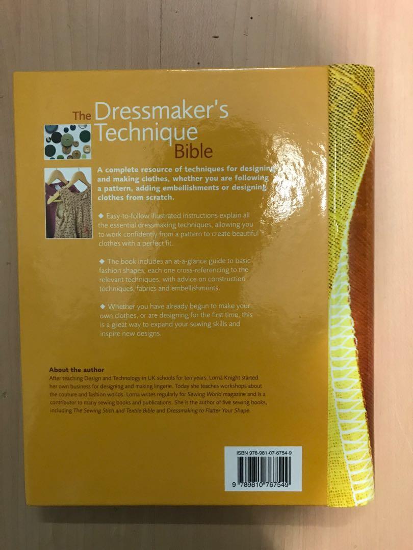 The Dressmaker’s Technique Bible, Hobbies & Toys, Books & Magazines ...