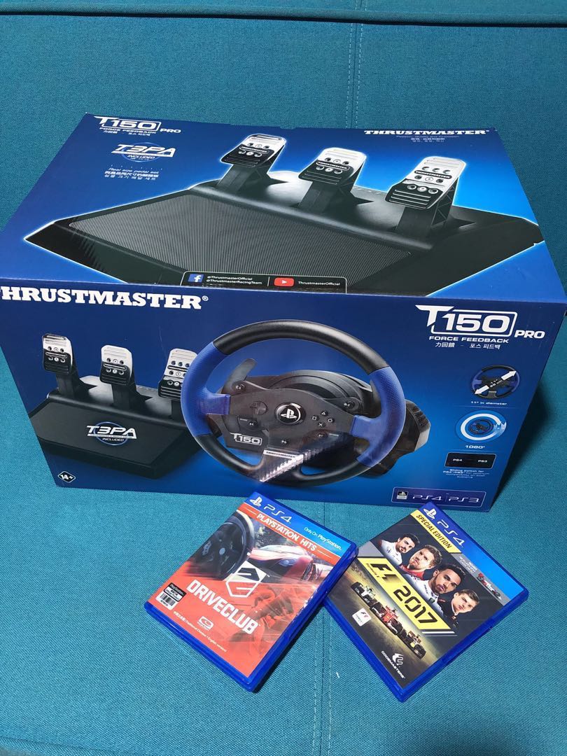 ThrustMaster T150 Pro, Toys & Games, Video Gaming, Gaming Accessories ...