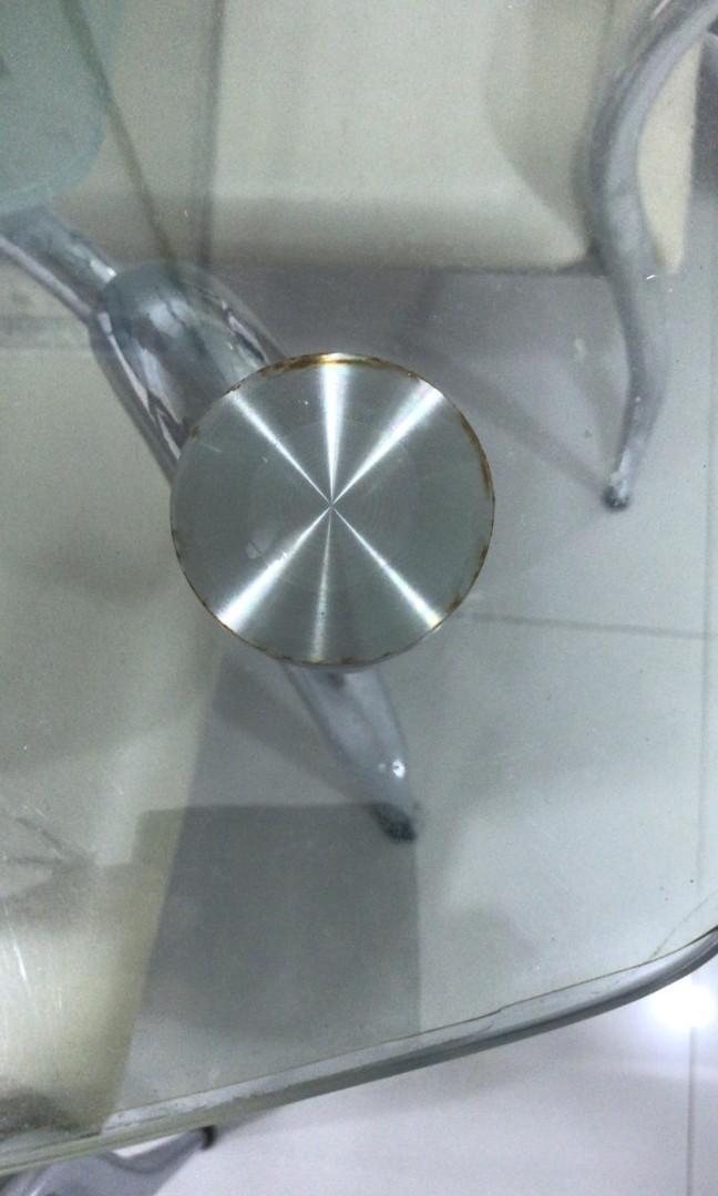 Used Glass Top Dining Table ONLY, Furniture & Home Living, Furniture ...