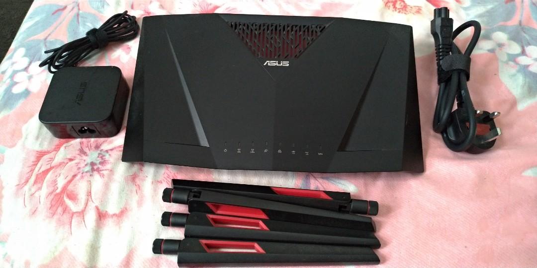ASUS RT-AC88U wireless-AC3100 dual-band gigabit router, Computers ...