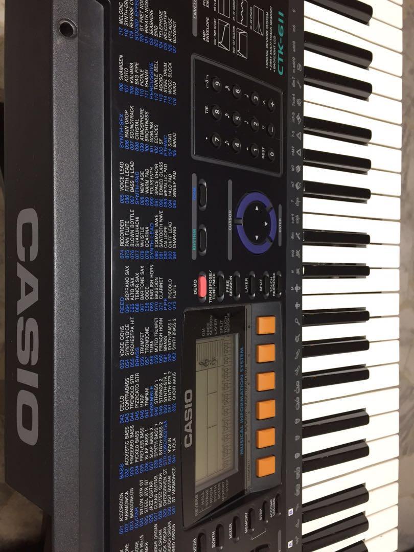 Casio CTK-611, Hobbies & Toys, Music & Media, Musical Instruments on ...
