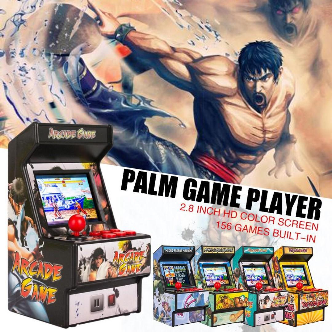 Mini retro arcade station /Portable Street Fighter Home Arcade, Hobbies ...