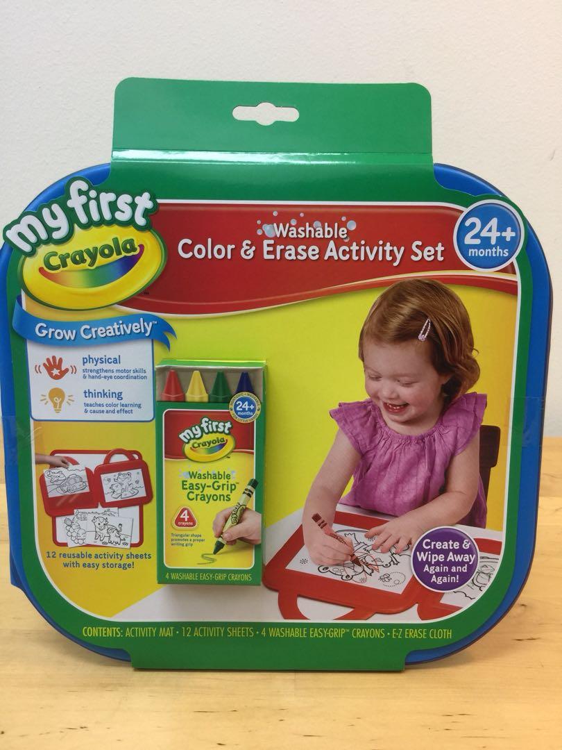 Crayola colour and erase activity set, Hobbies & Toys, Stationery ...