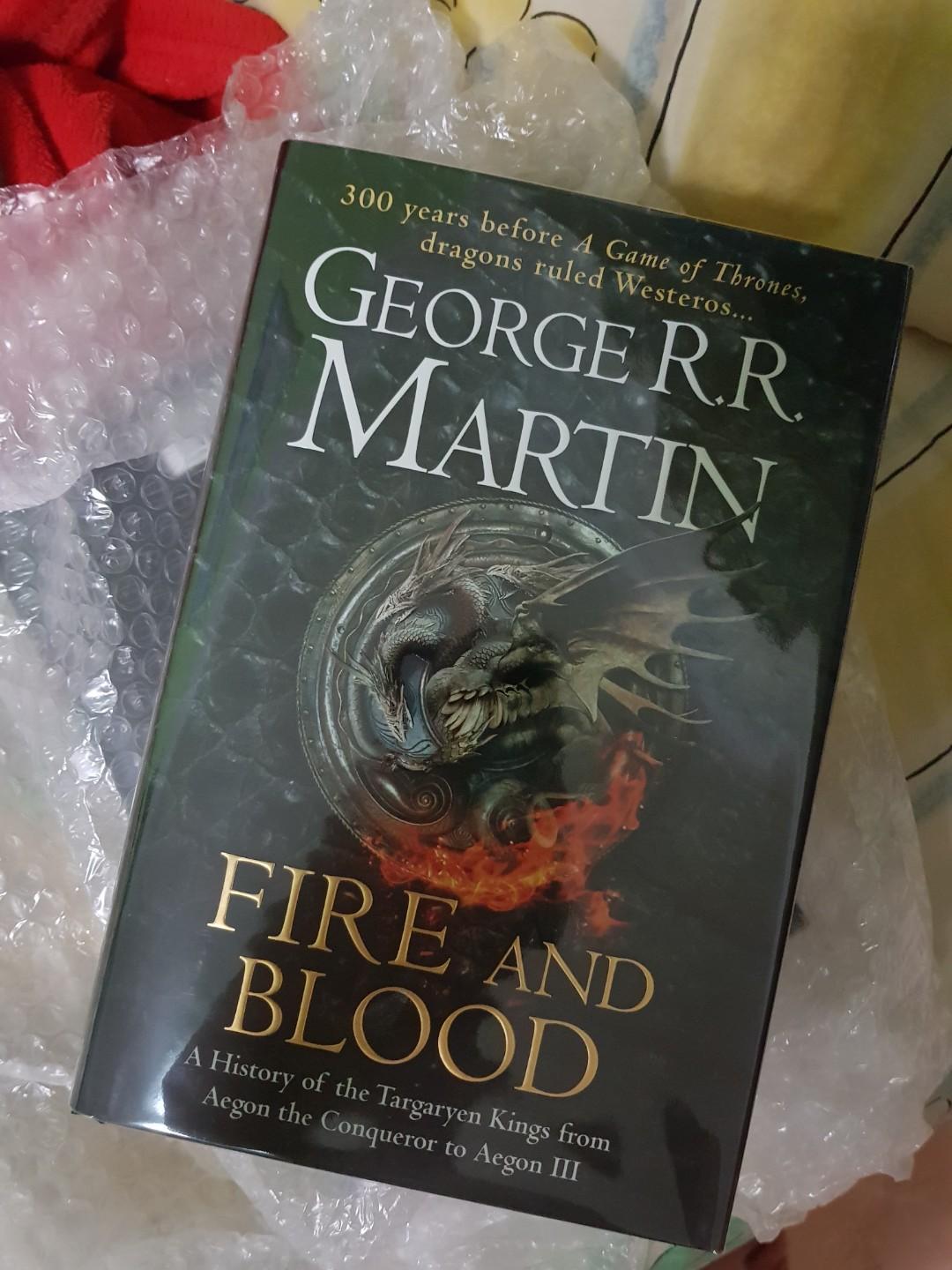 Fire and Blood - George R.R. Martin (Signed by Author), Hobbies & Toys ...